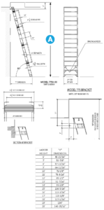 H1000-60 - 60° Ships Ladder - Alaco Ladder